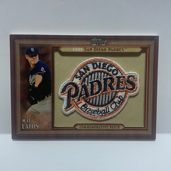 Topps | Toys | 21 Topps Mat Latos Throwback Manufactured Patch Tlmpml ...